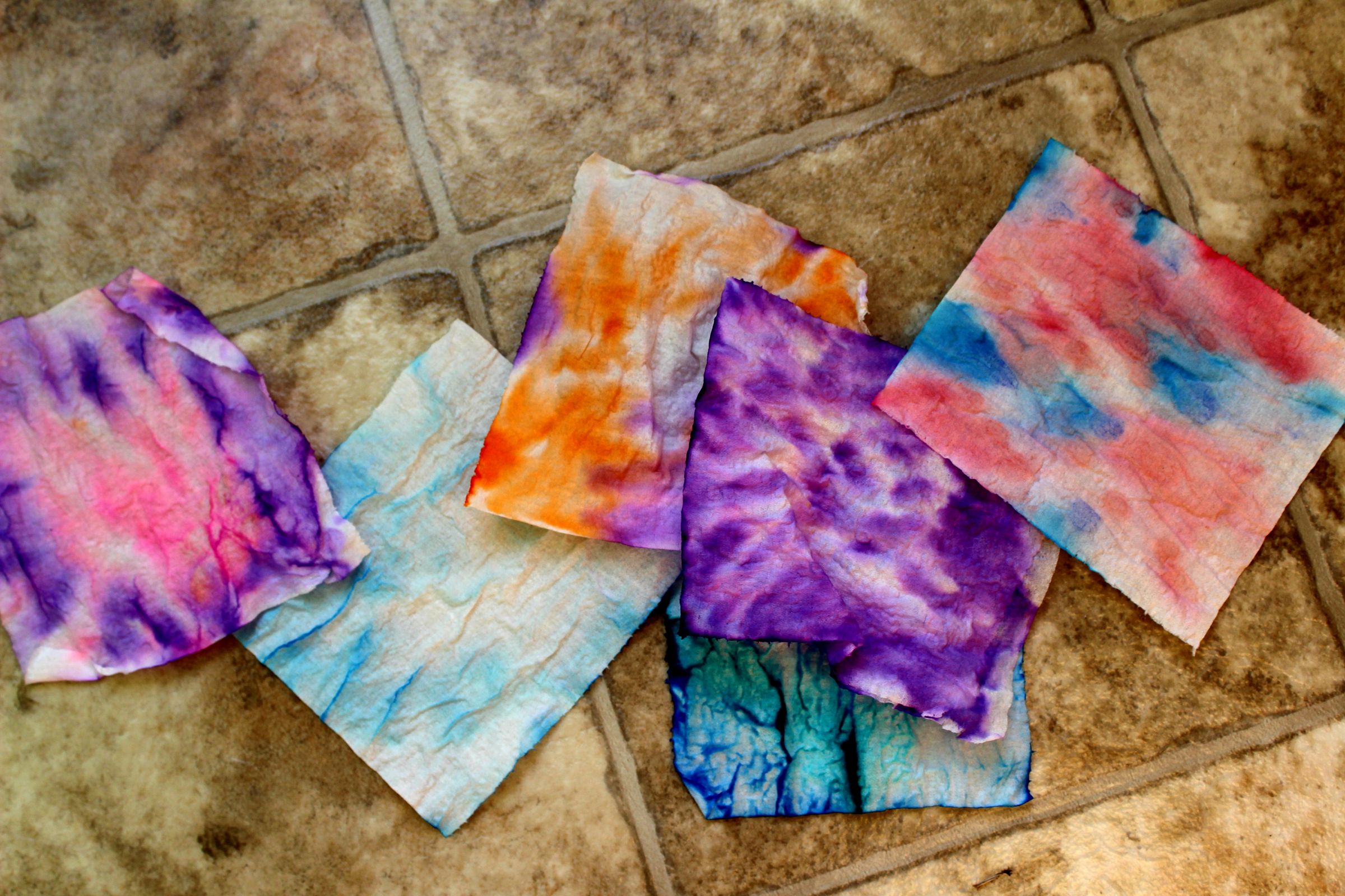 Tie-Dye Tissue : 5 Steps (with Pictures) - Instructables
