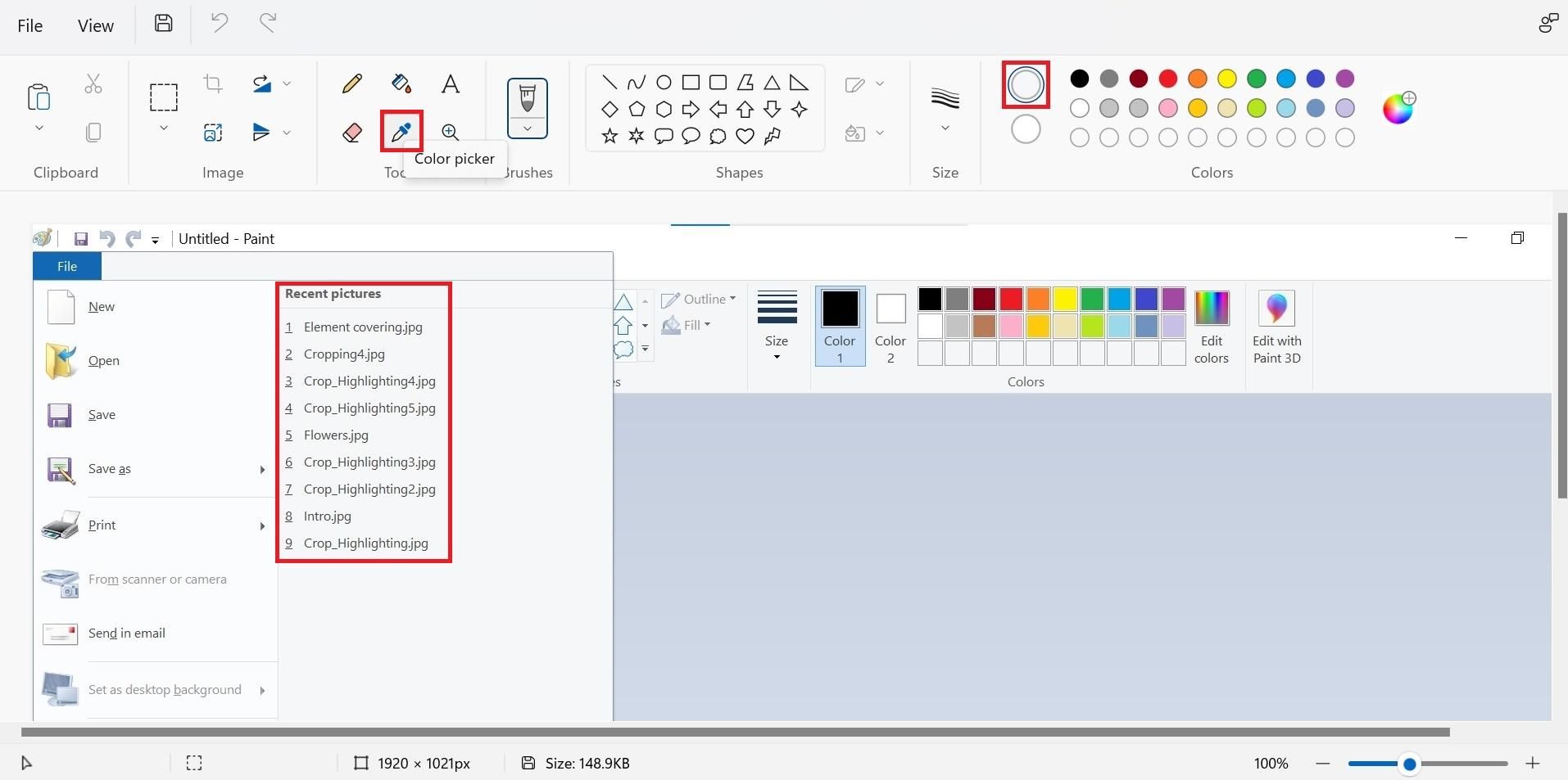 Microsoft Paint: How to Cover an Element of a Picture ? : 3 Steps ...