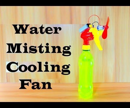 How to Make Water Spray Cooling Fan | How to Make Misting Fan #2 ...