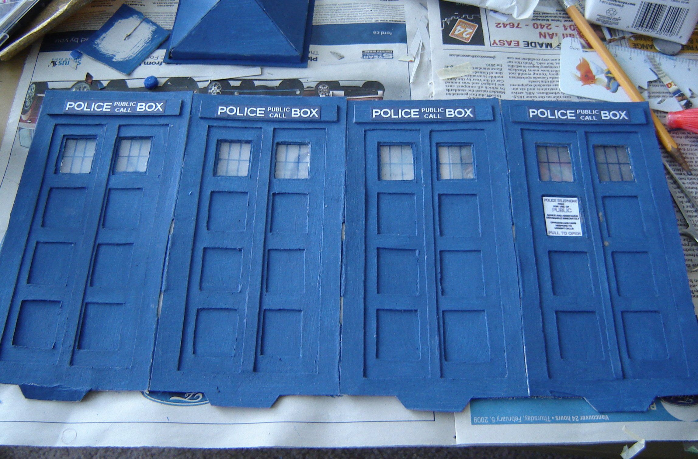 How to Make a TARDIS Model : 10 Steps (with Pictures) - Instructables