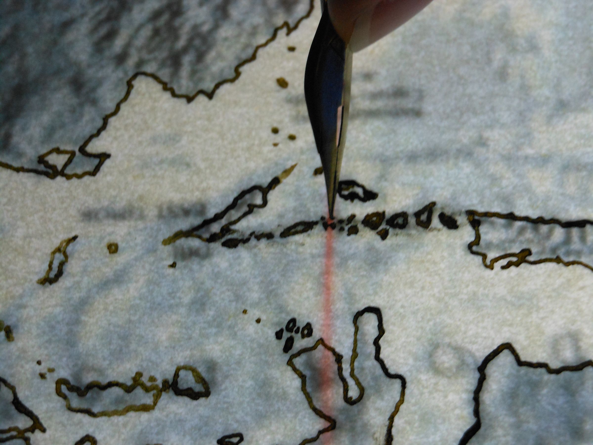 Quill and Ink Vintage World Map : 11 Steps (with Pictures) - Instructables