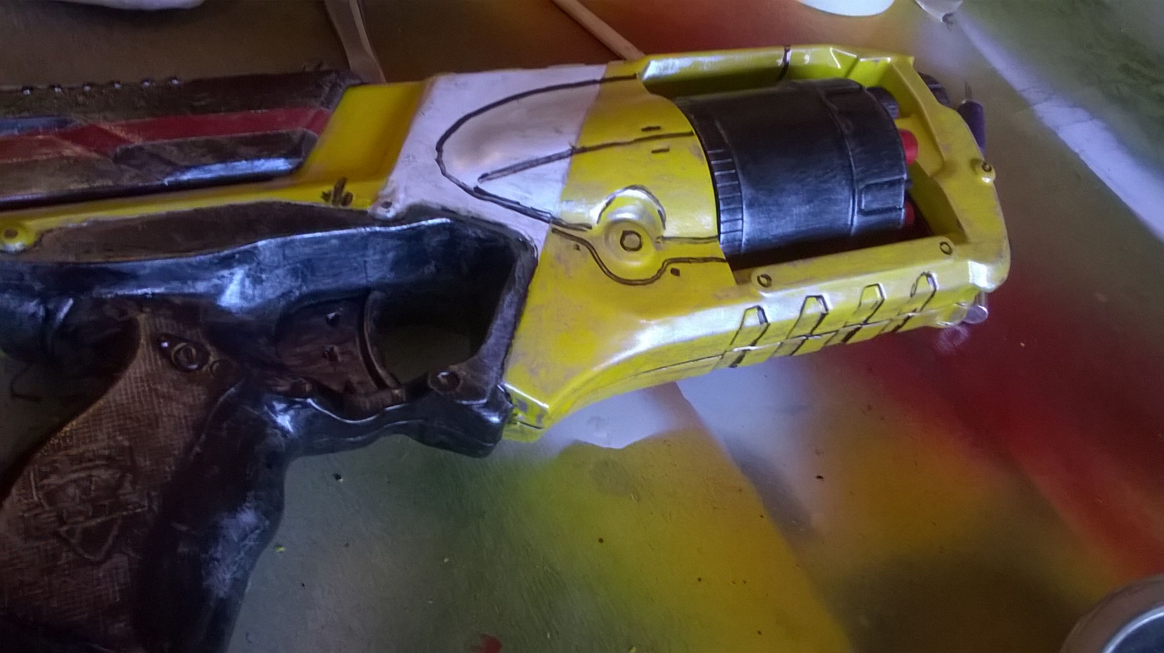 Nerf Strongarm Borderlands 2 Hyperion Gun Replica : 11 Steps (with ...
