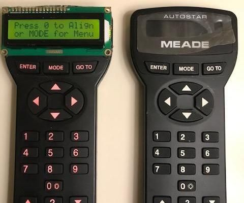 Meade Autostar 497 Handbox LCD Display Replacement Repair 1602 : 6 ...