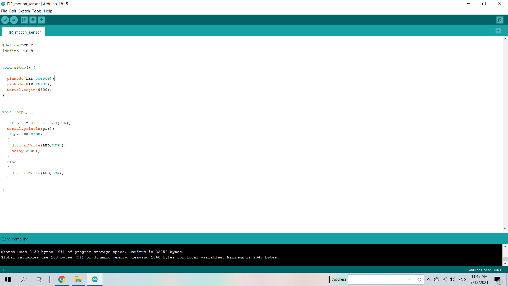 PIR Motion Sensor | HC-SR501 | Arduino : 3 Steps - Instructables
