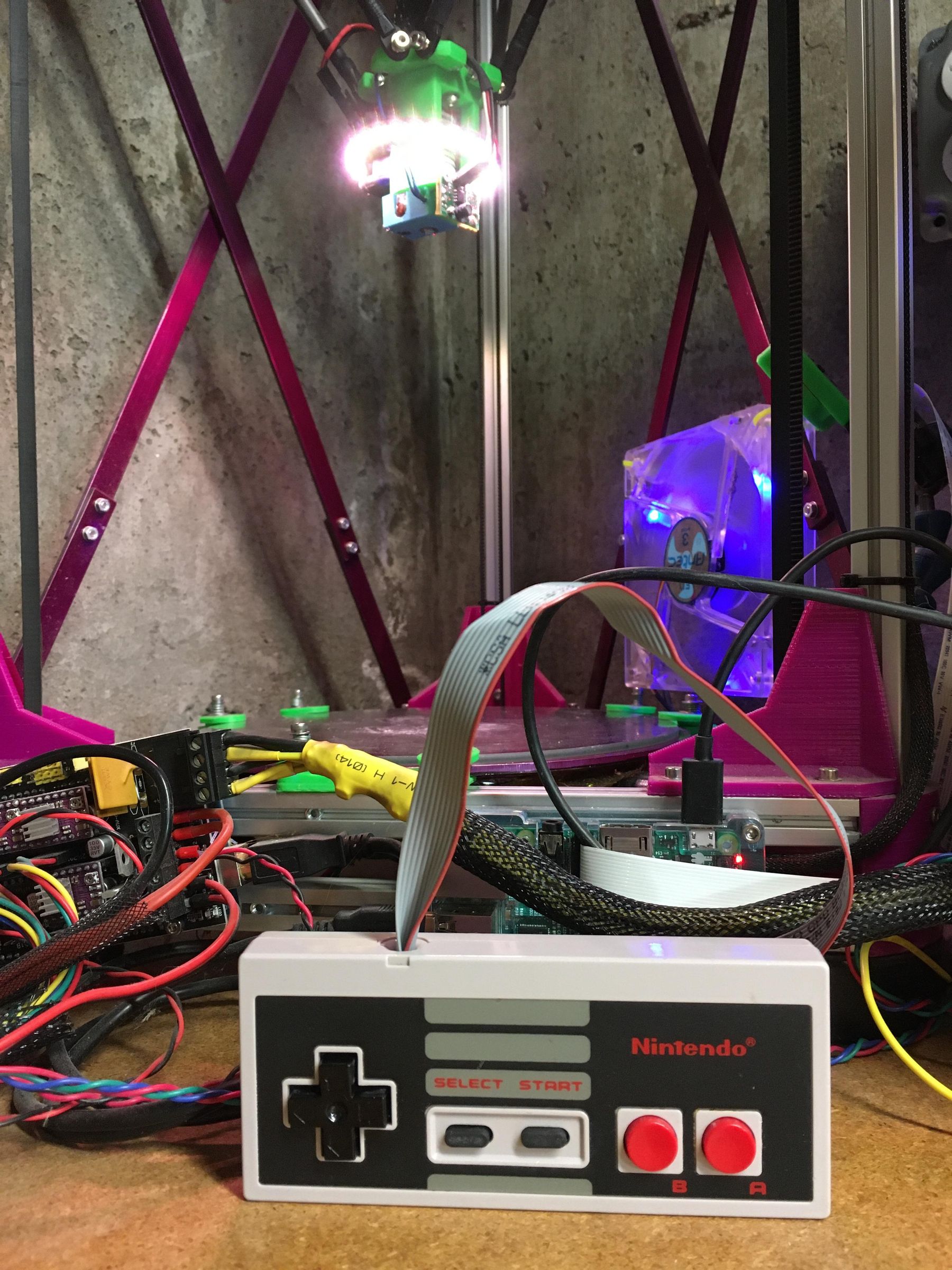 Control Your 3D Printer With a Vintage Nintendo NES Controller and ...