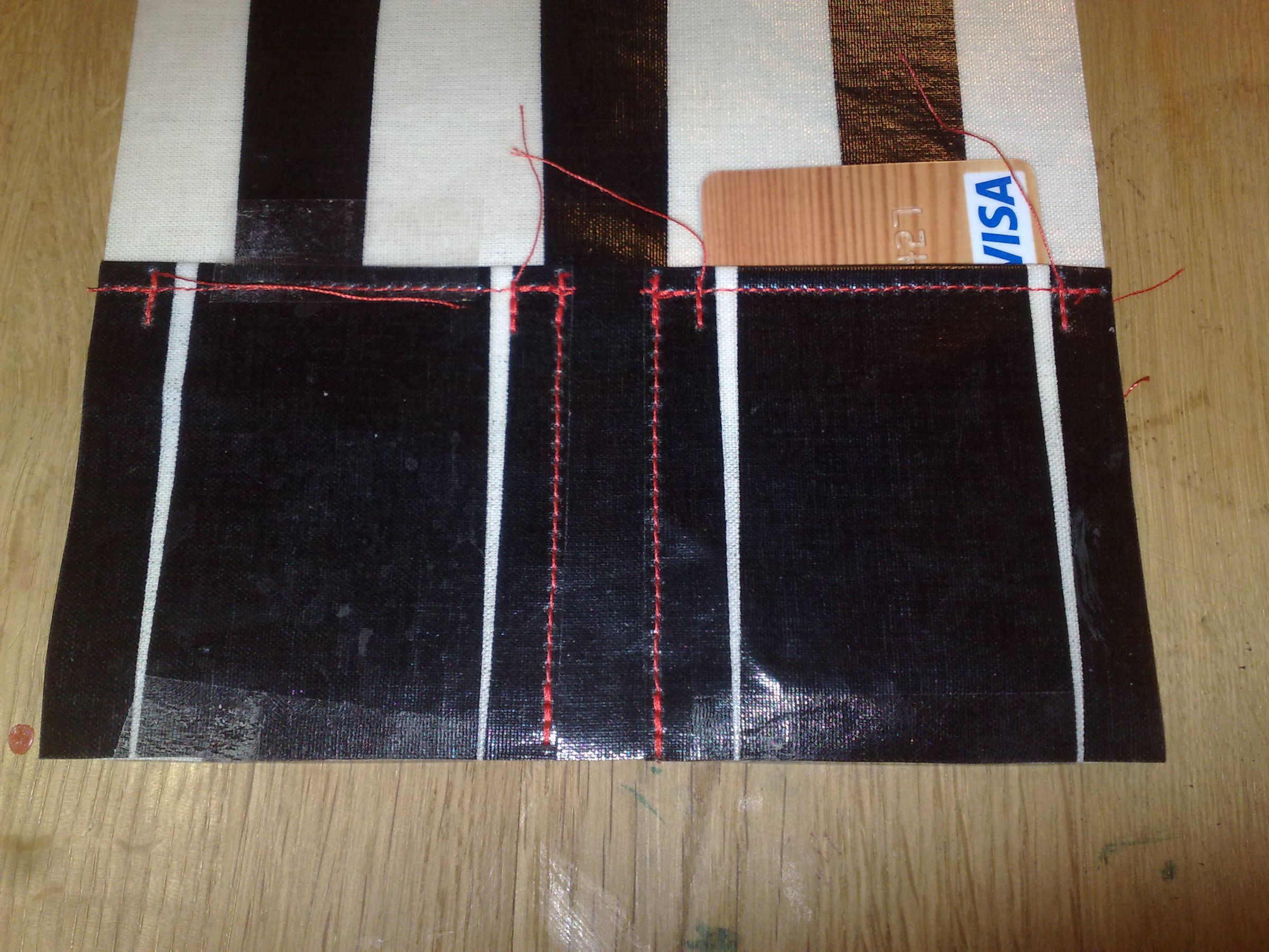 Sew a Snazzy Oilcloth Wallet : 8 Steps - Instructables