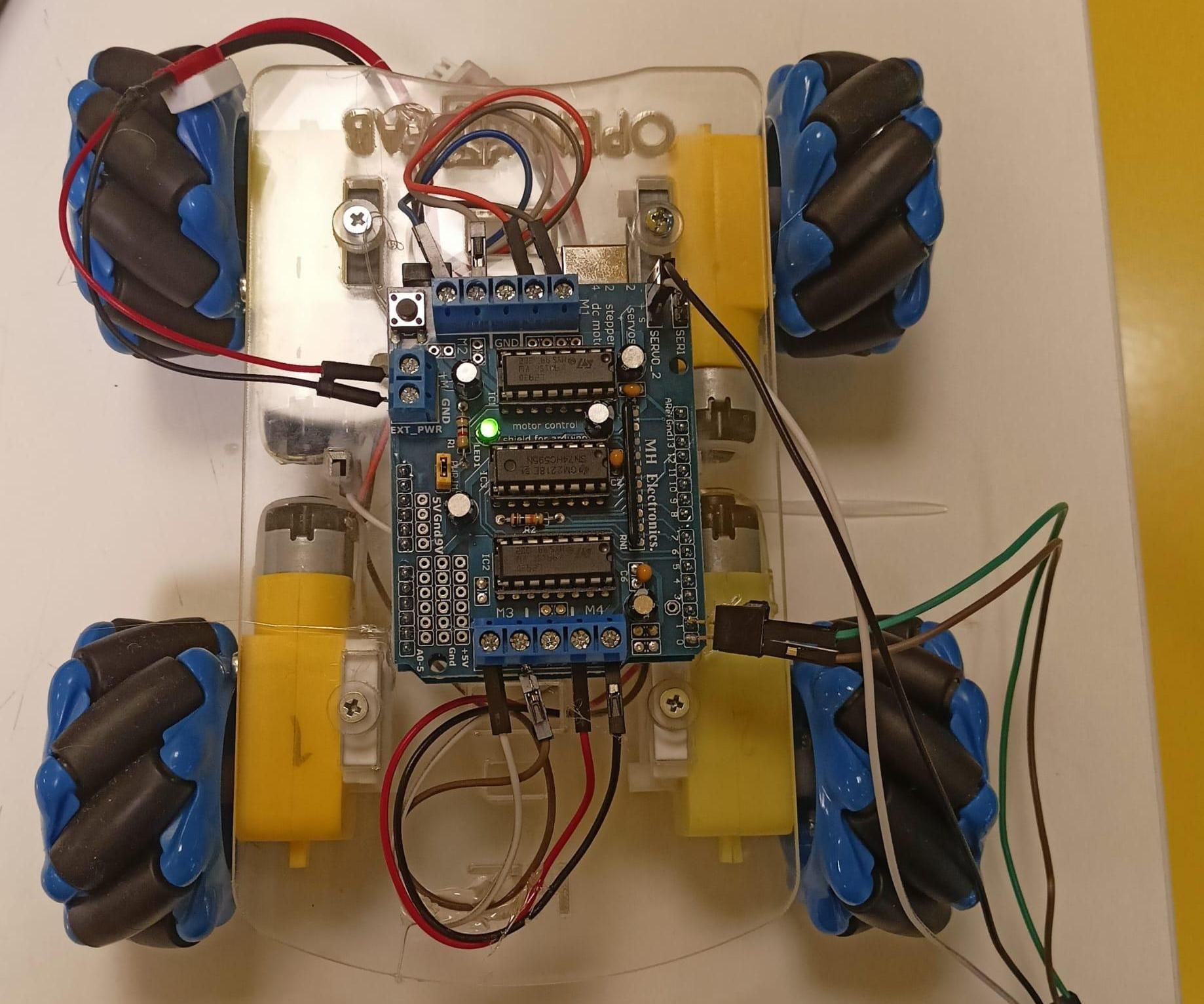 Mecanum Wheeled Bluetooth Connected App Controlled MakeRobot Ozyeğin ...