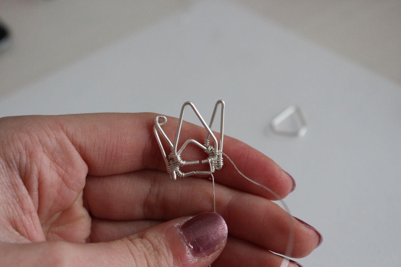 Wire "origami" Crane Pendant : 27 Steps (with Pictures) - Instructables