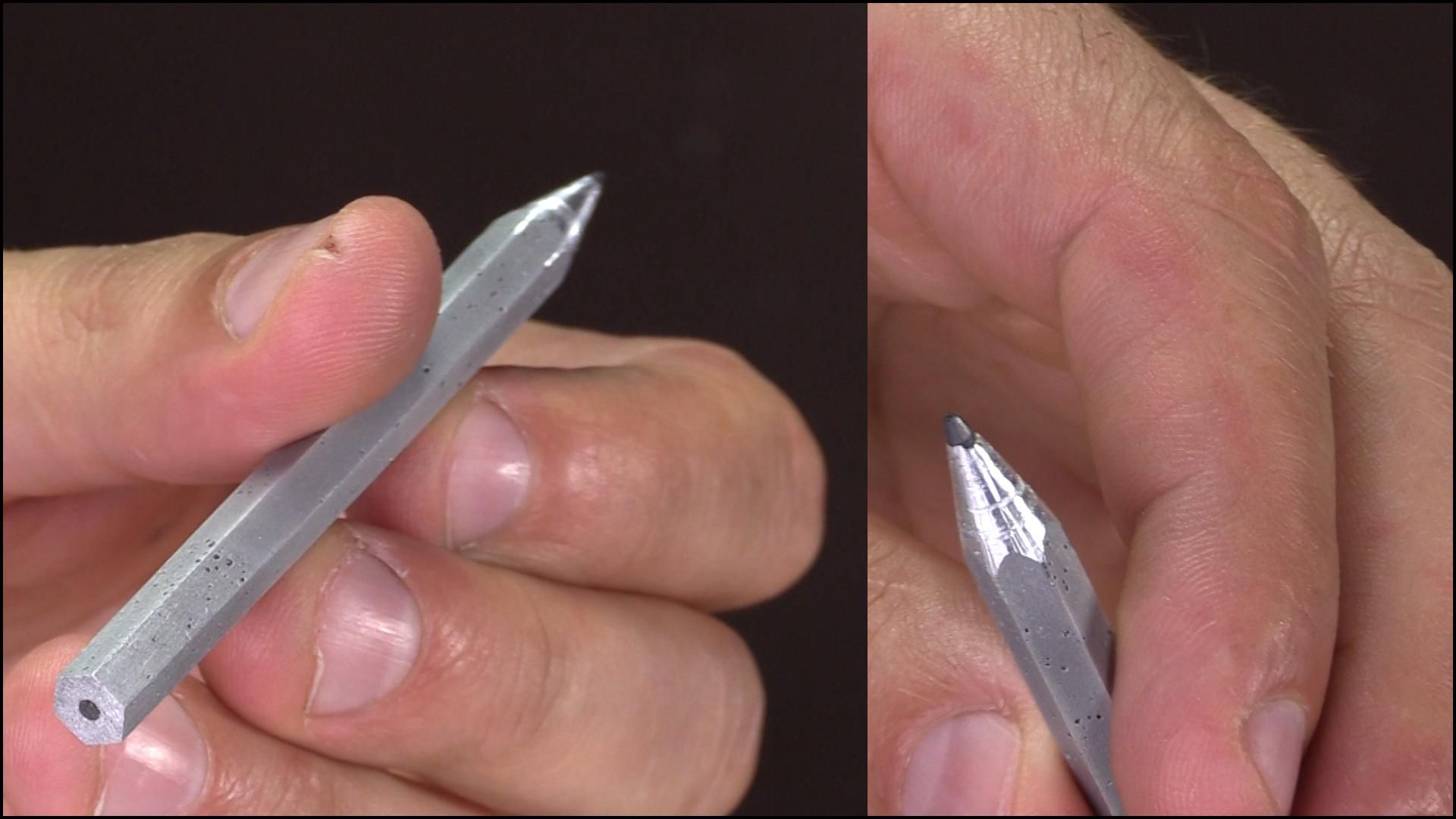 Casting Aluminium Pencil by Using a Microwave and a Vacuum Cleaner : 17 ...