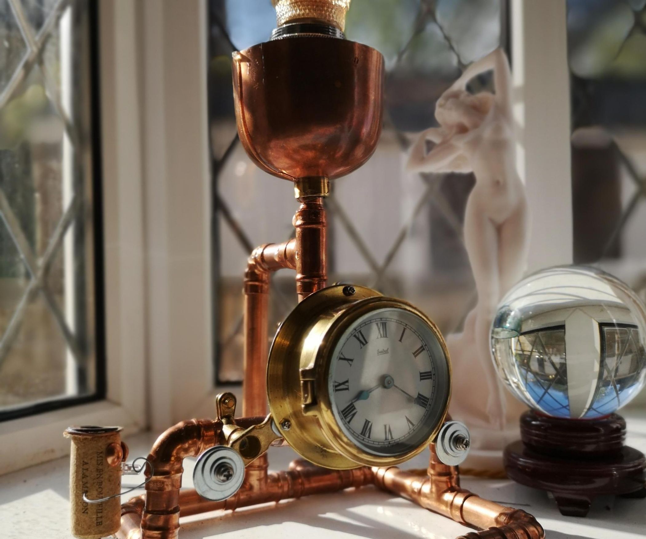 Steampunk Clock and Lamp : 3 Steps - Instructables