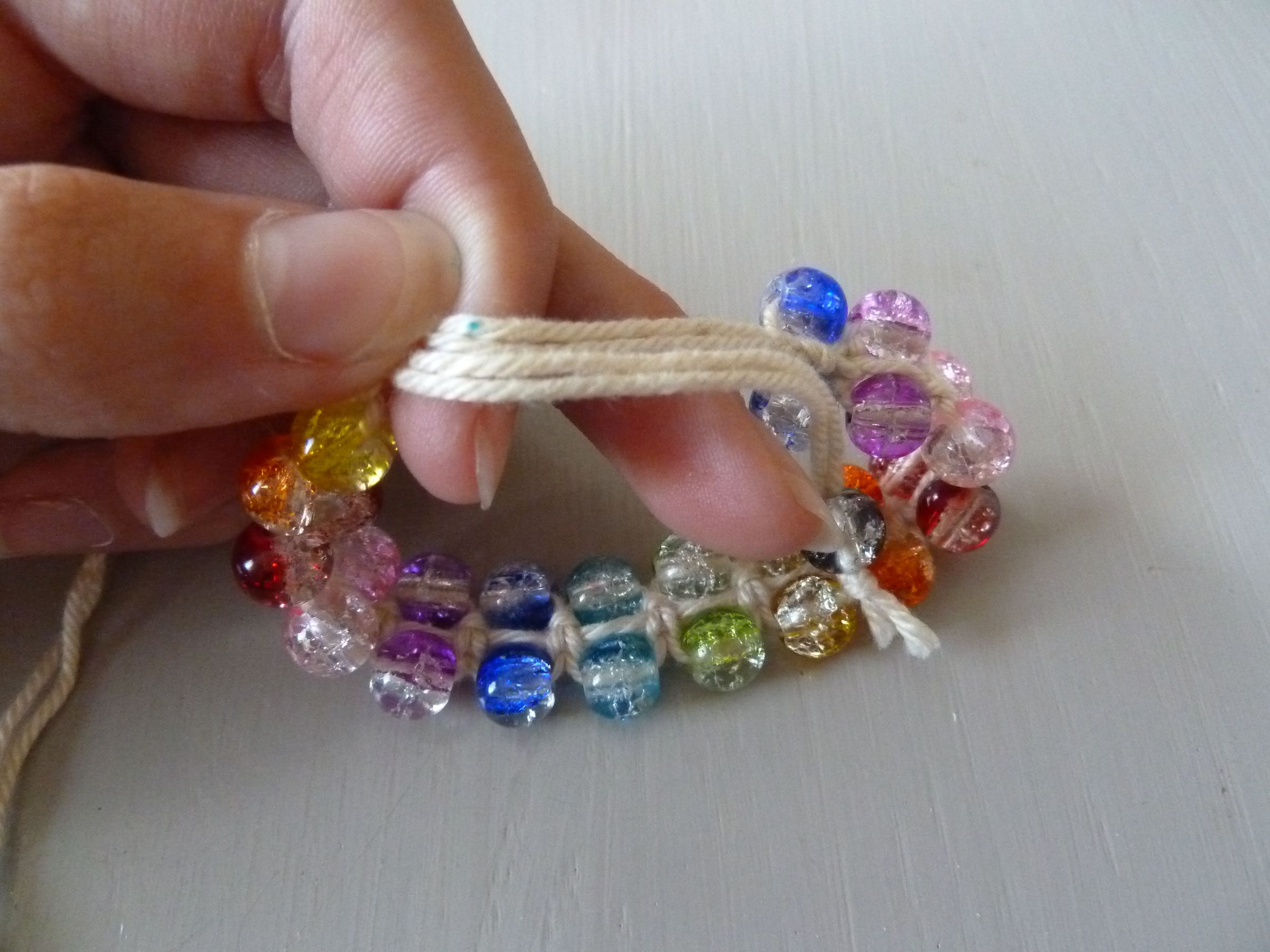 Beaded Macrame Bracelet : 11 Steps (with Pictures) - Instructables