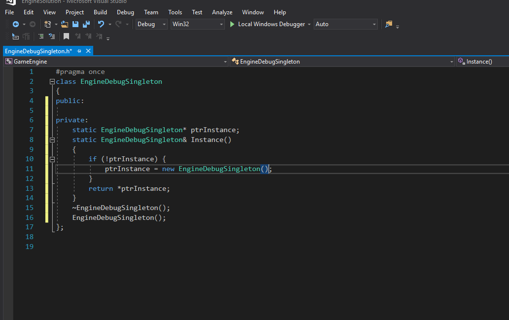 How to Do the Singleton Design Pattern in C++ : 9 Steps - Instructables