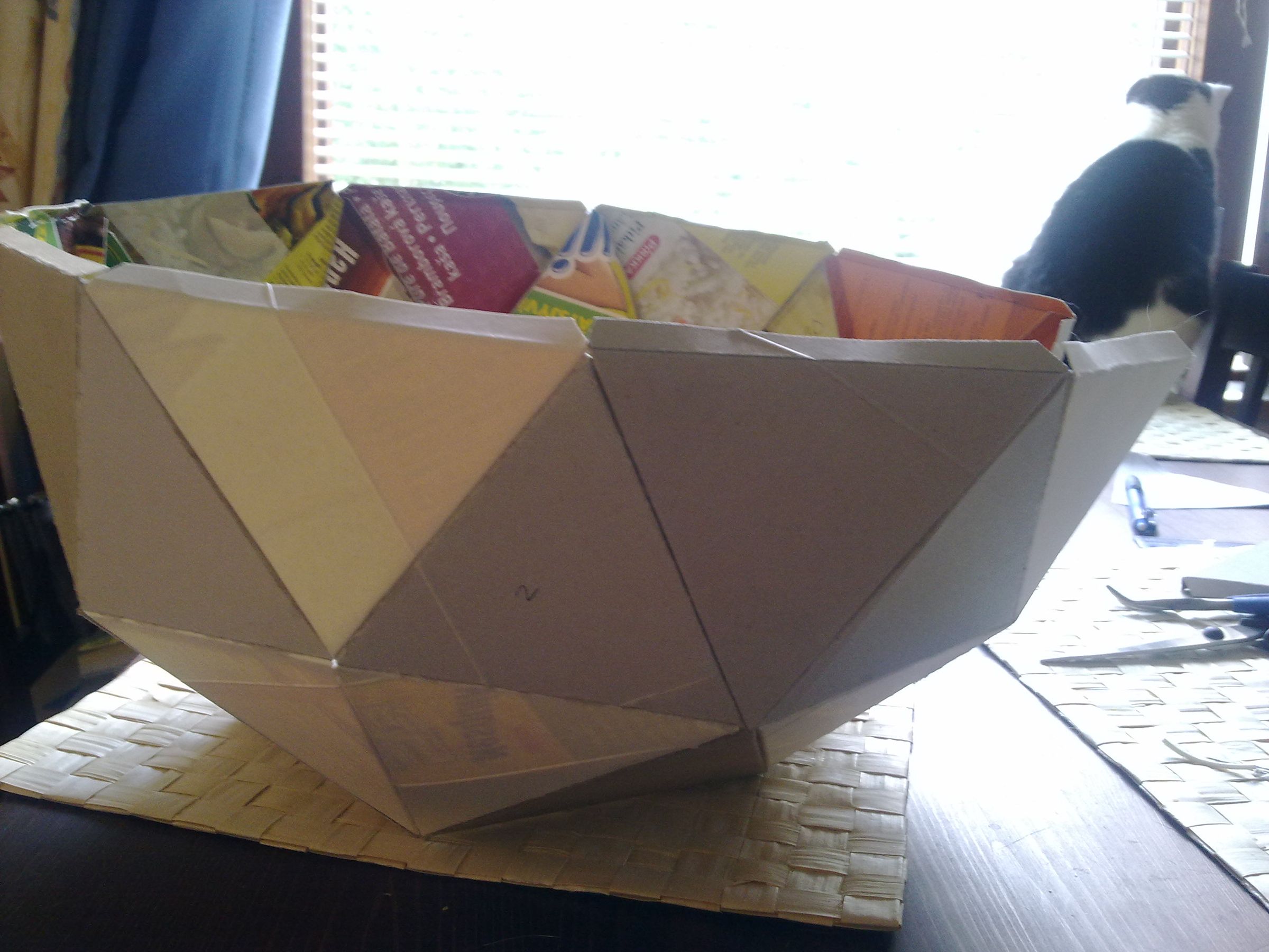 Cat-sized Cardboard Dome : 5 Steps (with Pictures) - Instructables