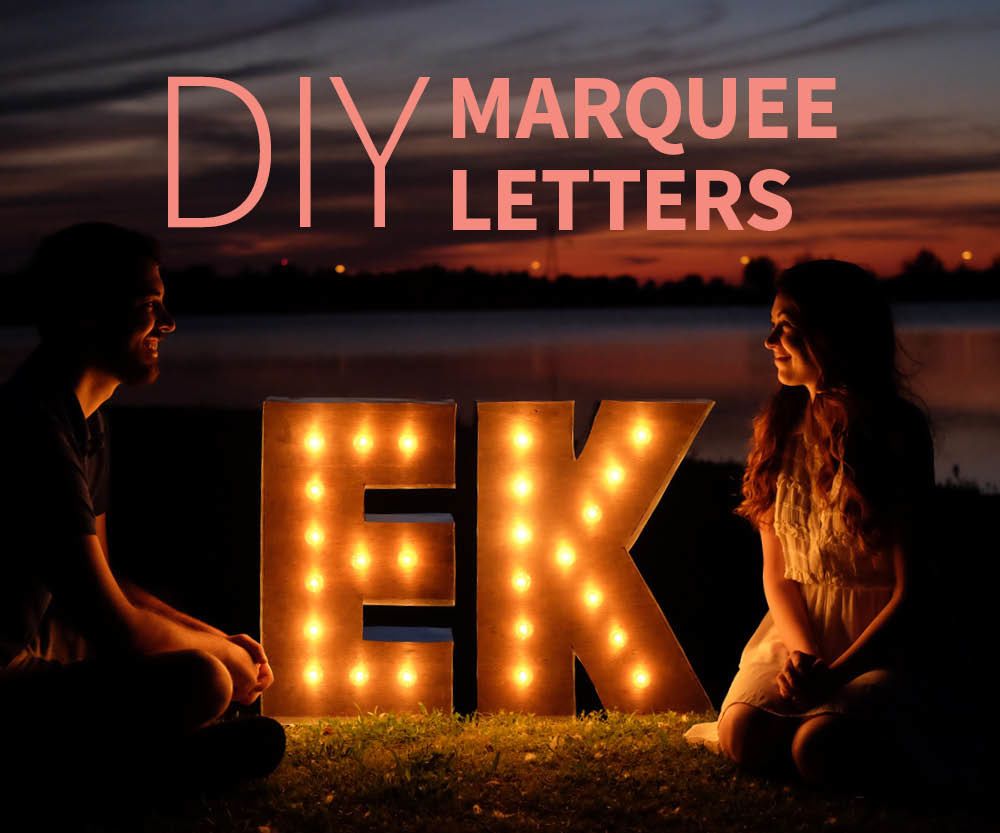 DIY Marquee Letters : 8 Steps (with Pictures) - Instructables