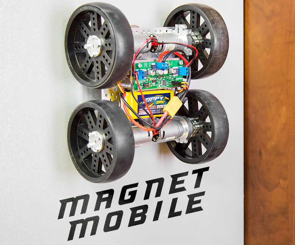 The MagnetMobile: Making a Wall Crawling Rover : 6 Steps (with Pictures ...