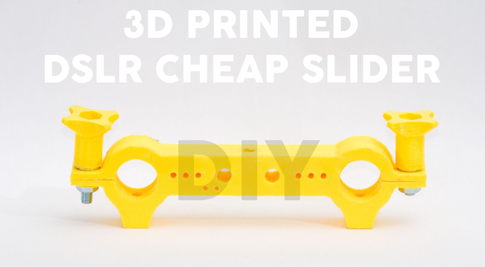 3D Printed DSLR Slider! Cheaper Than 20$ : 9 Steps (with Pictures ...