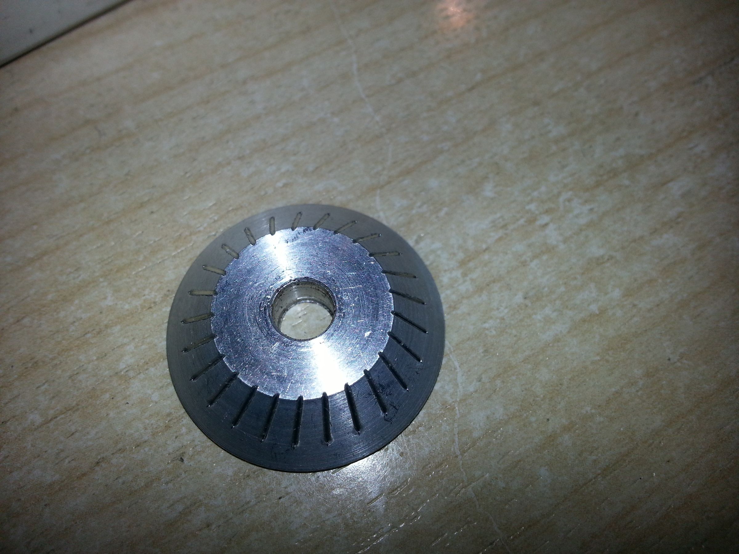 Engraving on the Lathe - Radial Markings, Scales, Dials Myford ML10 : 5 ...