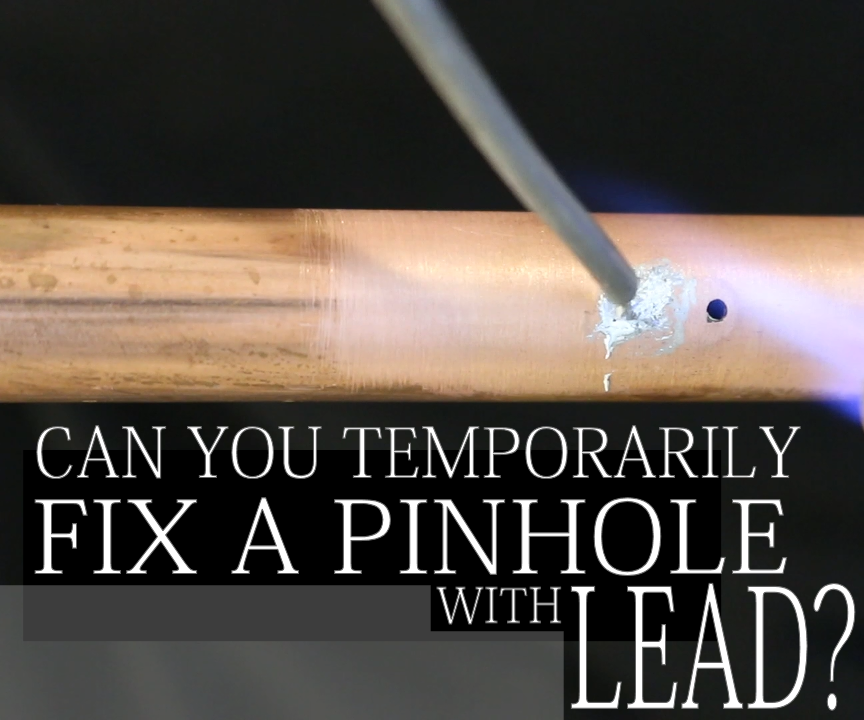 How to Fix a Pinhole With Plumbing Solder : 3 Steps - Instructables