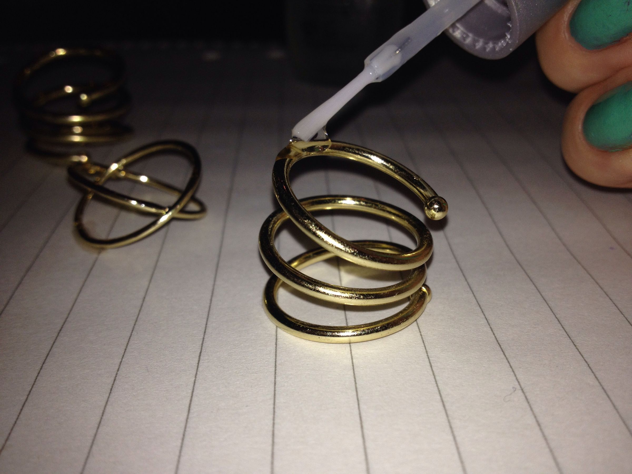 How to Avoid Rubbing Off the Golden Color on a Fake Ring : 3 Steps ...