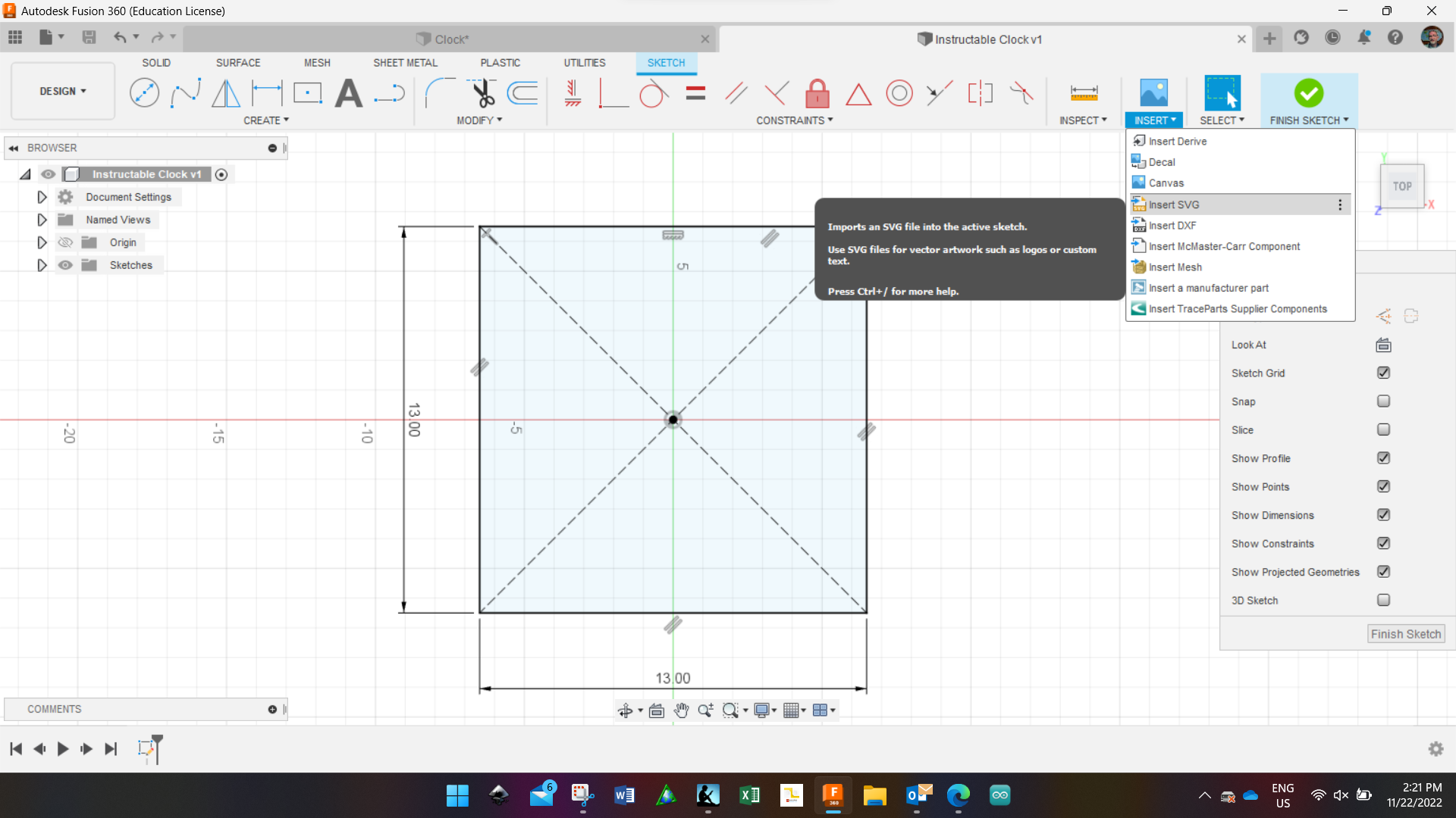 Make a Clock With Fusion 360 and a CNC Machine : 10 Steps (with ...