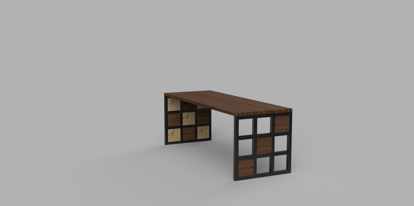 Industrial-style Metal and Timber Study Desk : 5 Steps (with Pictures ...