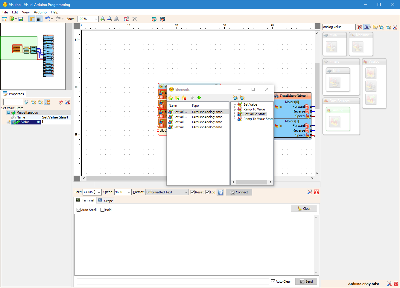 Program Infrared Remote Controlled Arduino Smart Car Robot With Visuino ...