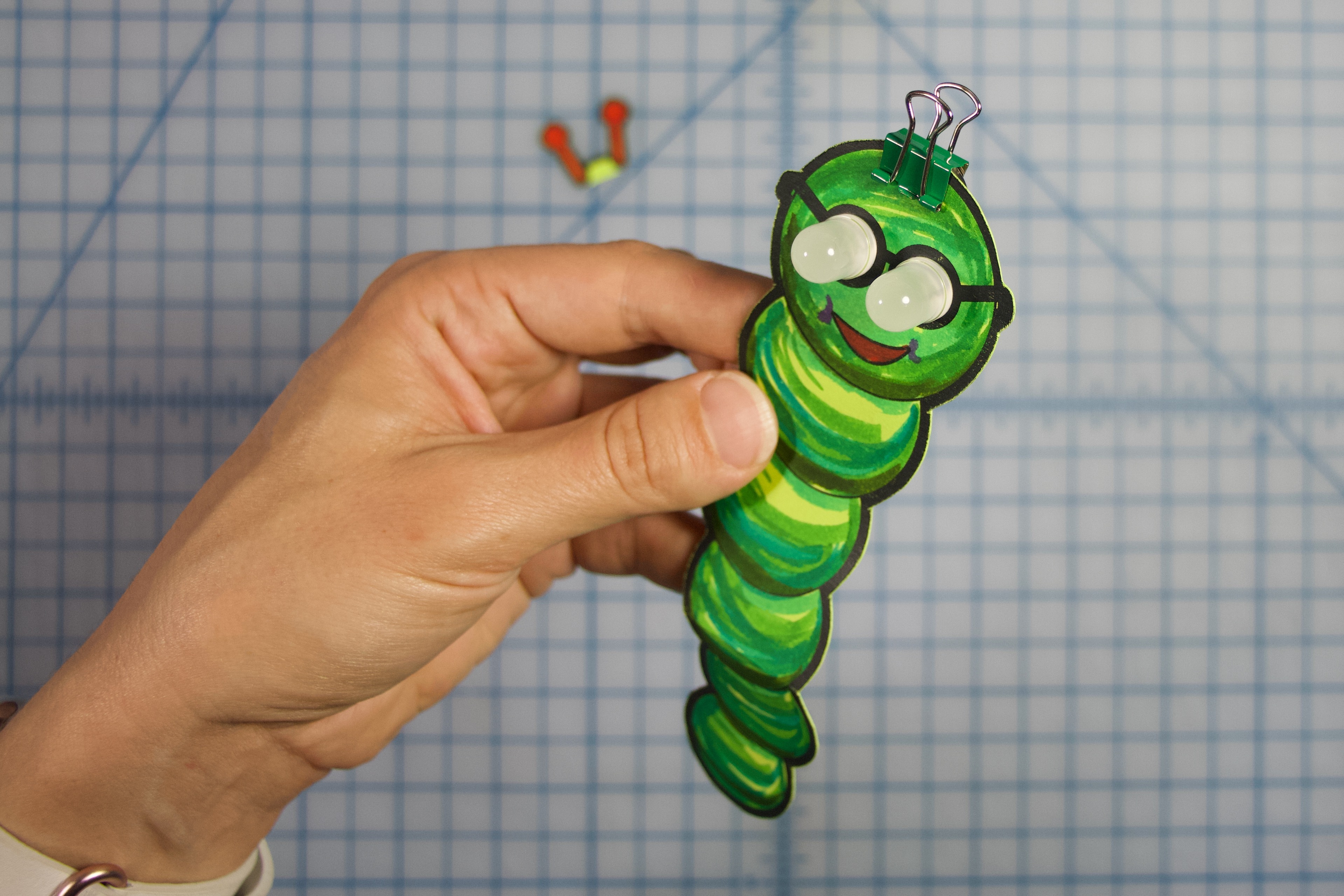 BookWorm Light-Up Book Light and Bookmark : 13 Steps (with Pictures ...