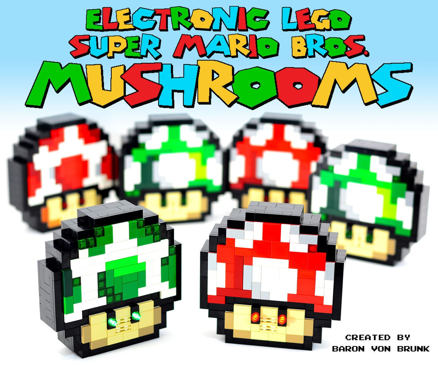 Electronic LEGO Super Mario Bros. Mushrooms : 5 Steps (with Pictures ...