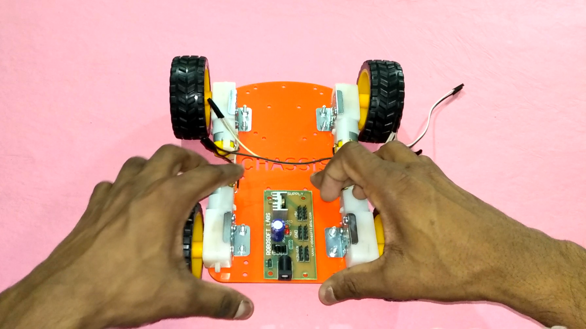 How to Make a Mobile Controlled Robot | DTMF Based | Without ...