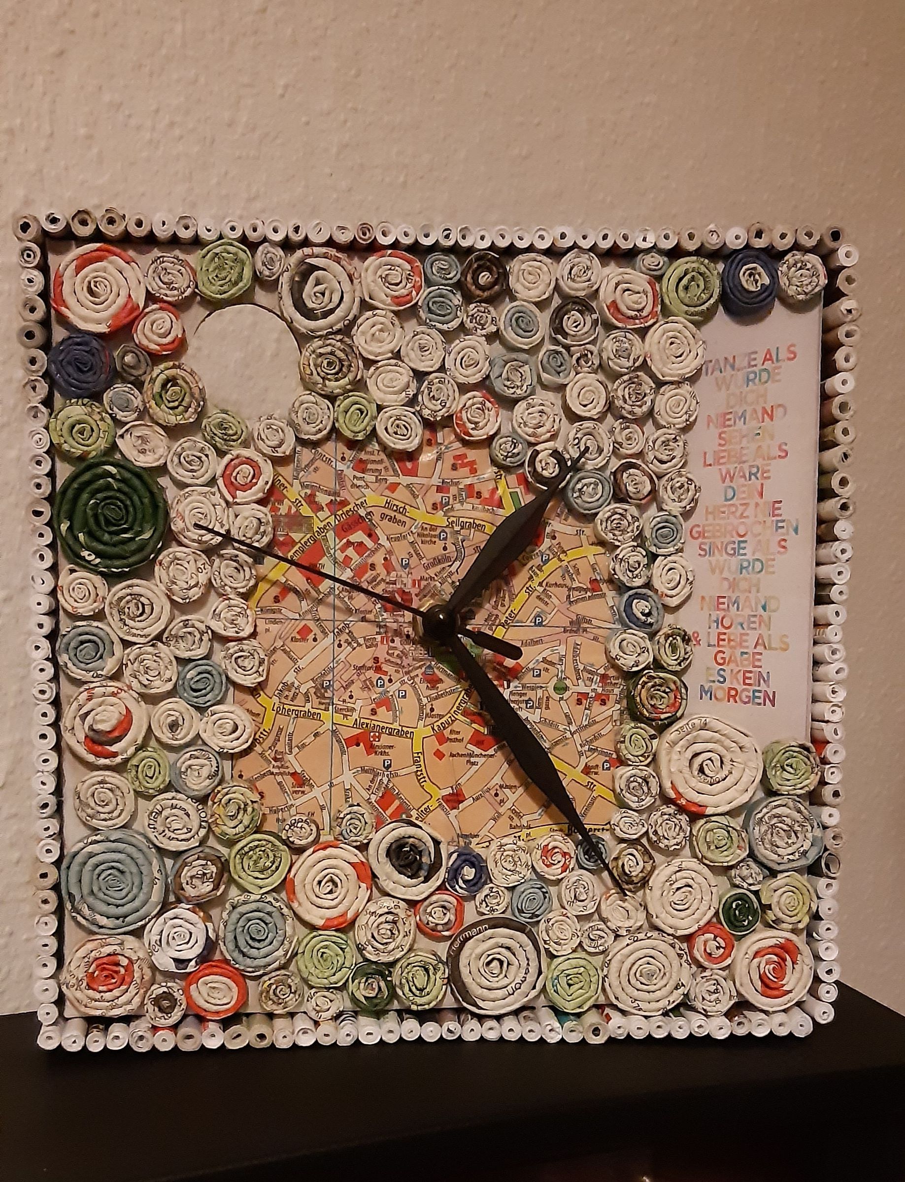Rolled Paper Clock : 4 Steps - Instructables