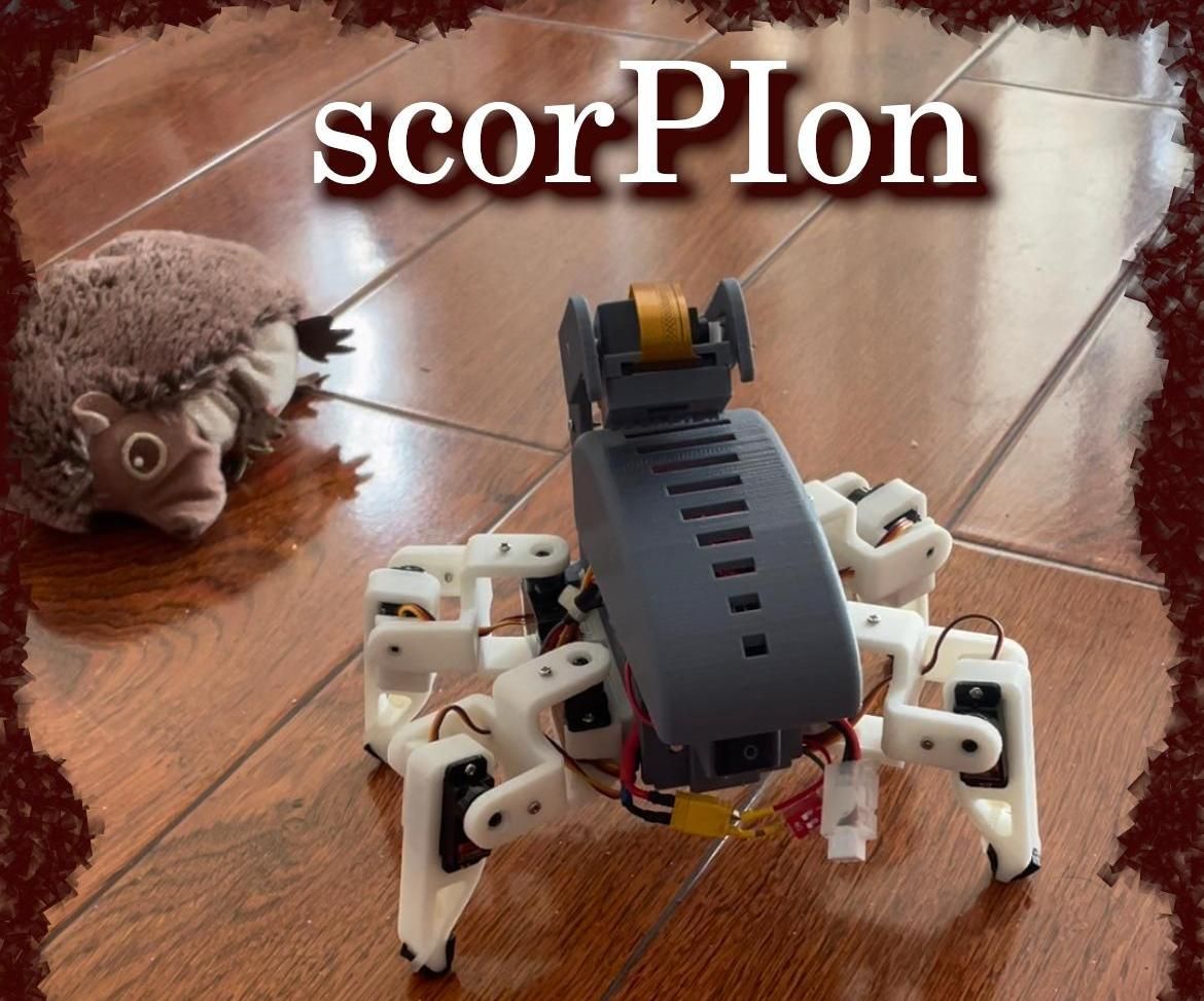 Cute Mechanical ScorPIon Robot : 13 Steps (with Pictures) - Instructables