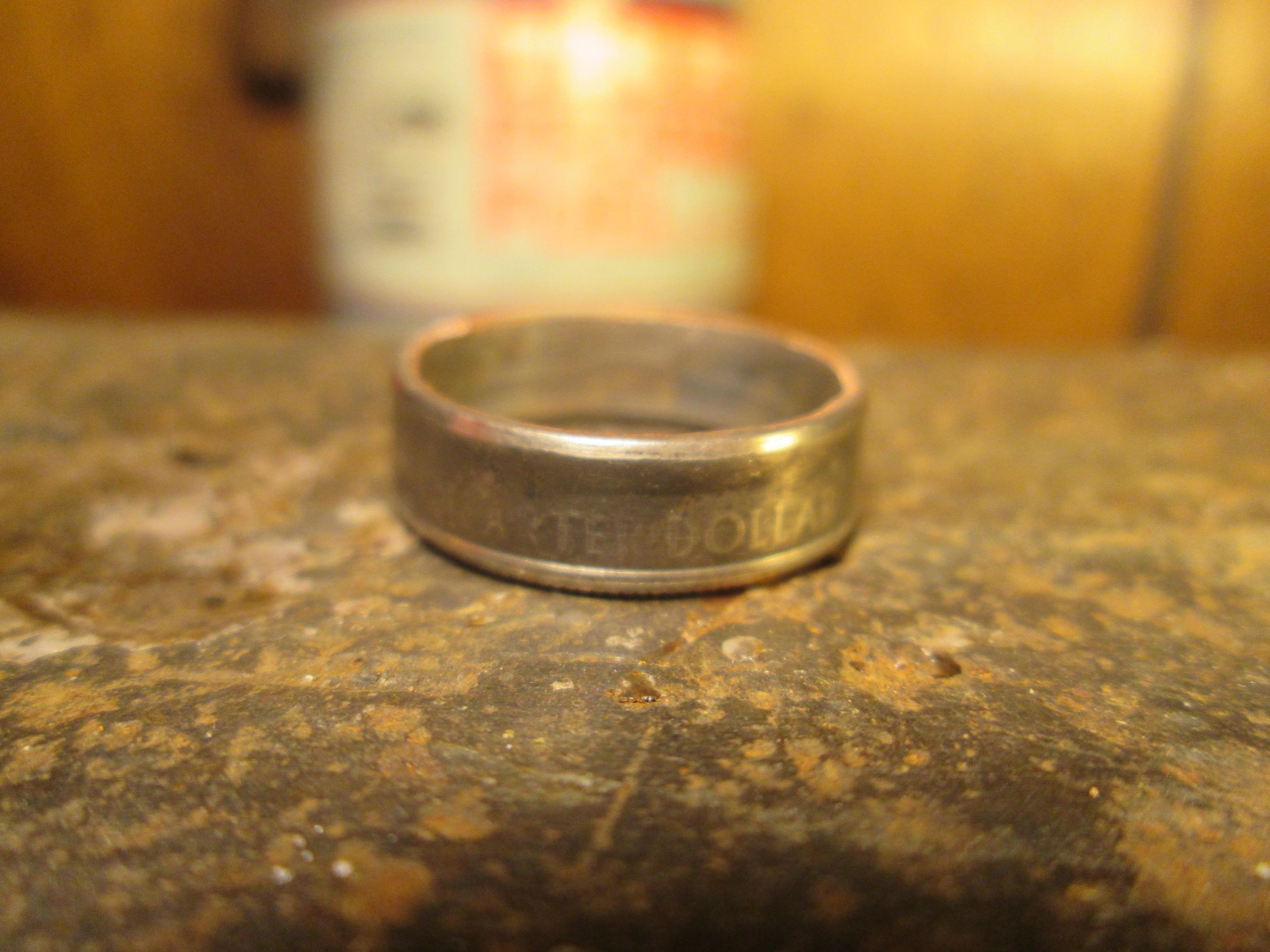 DIY Beautiful Coin Ring Out of a Clad Quarter : 6 Steps (with Pictures ...