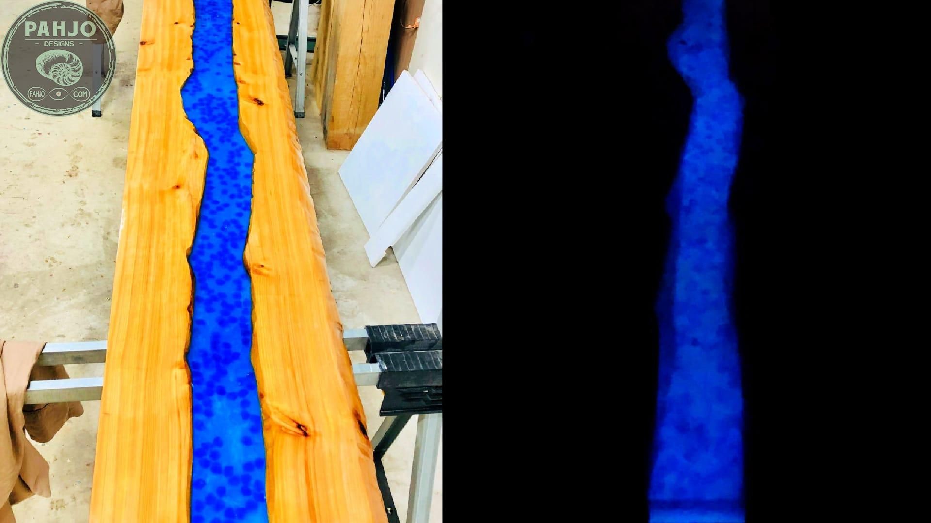 DIY Epoxy River Bar Top That Glows in the Dark : 19 Steps (with ...