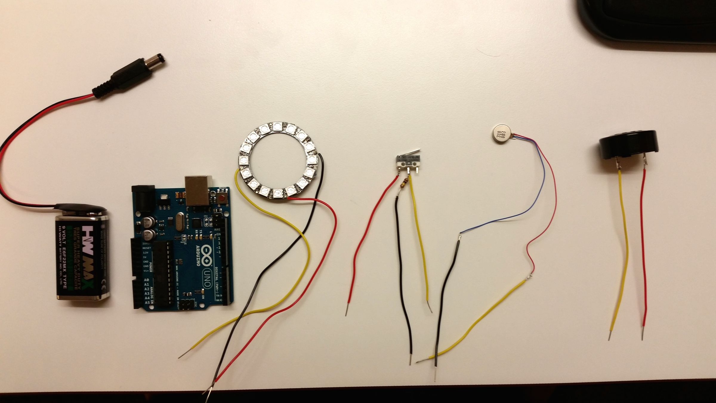 Arduino: Light, Sound, Vibration, Switch : 7 Steps - Instructables