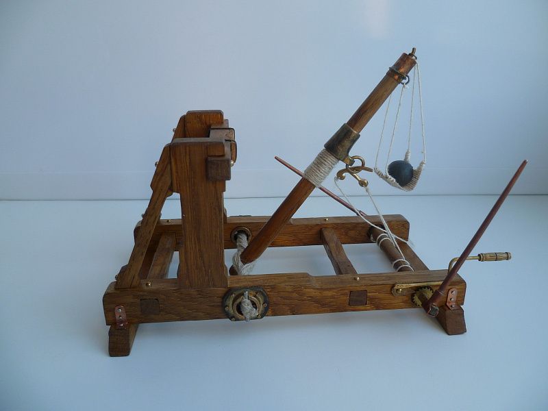 The Skein of Pain - AKA Mangonel - Torsion Catapult : 9 Steps (with ...