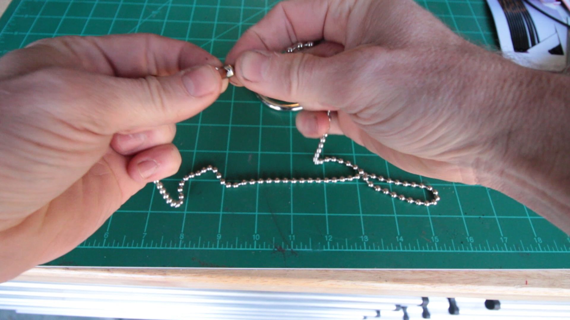 Ring on a Chain Magic Trick DIY Pocket Size : 4 Steps - Instructables
