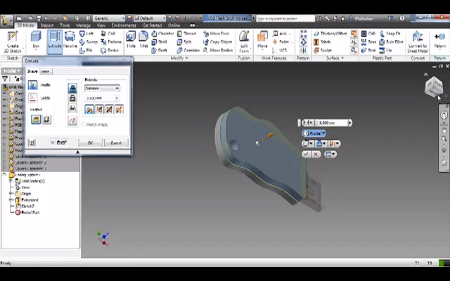Design a USB Pen Using Autodesk Inventor : 4 Steps - Instructables