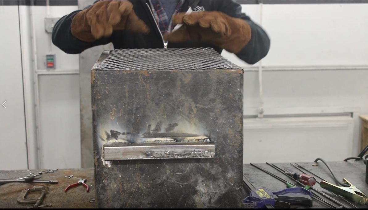 Dumpster Fire Pit (easy Welding Project) : 12 Steps (with Pictures ...