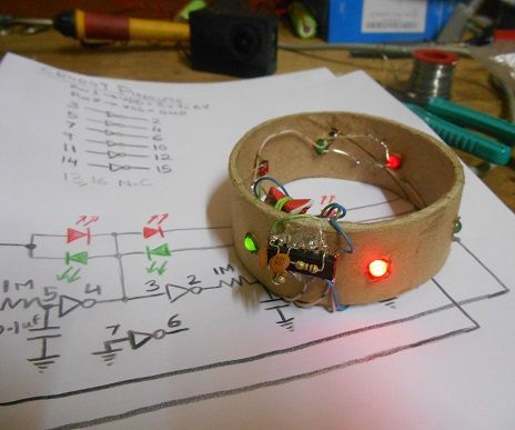 LED Bangle Using CD4049 : 4 Steps - Instructables