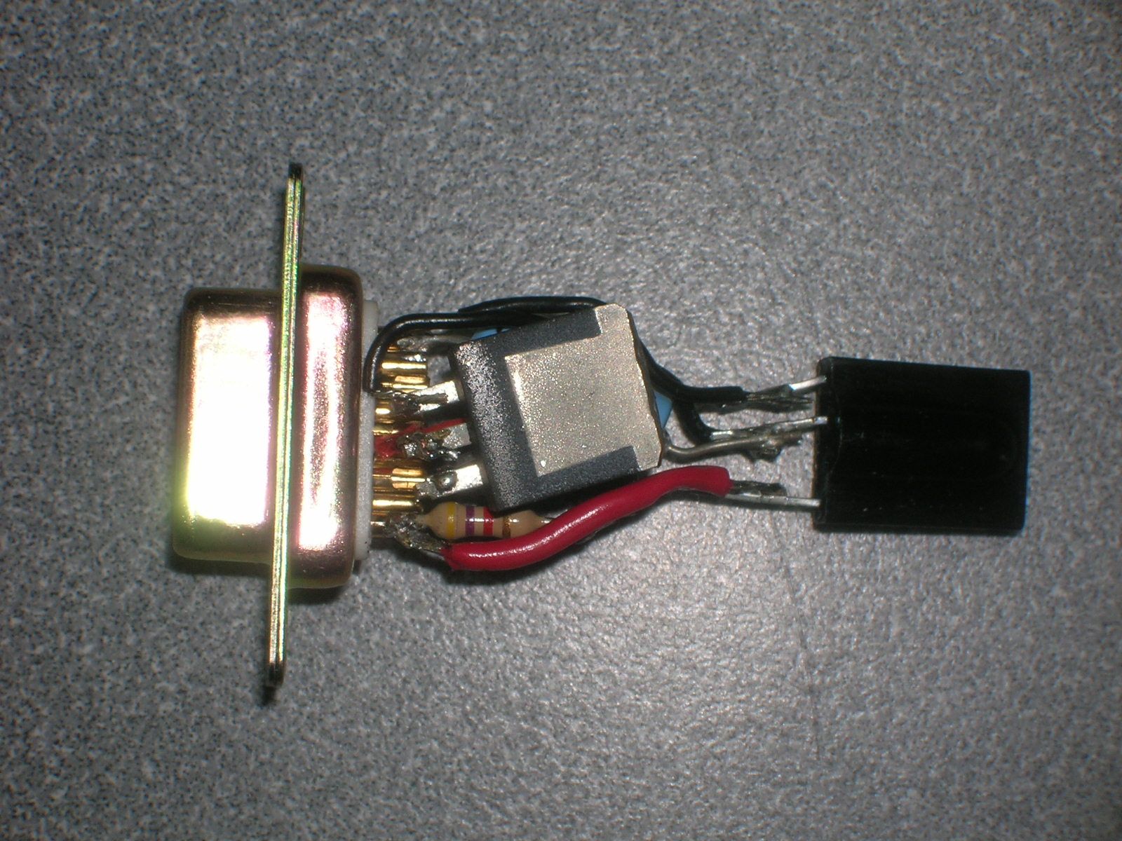 RS-232 Infrared Receiver in a Serial Connector (LIRC) Computer Remote ...