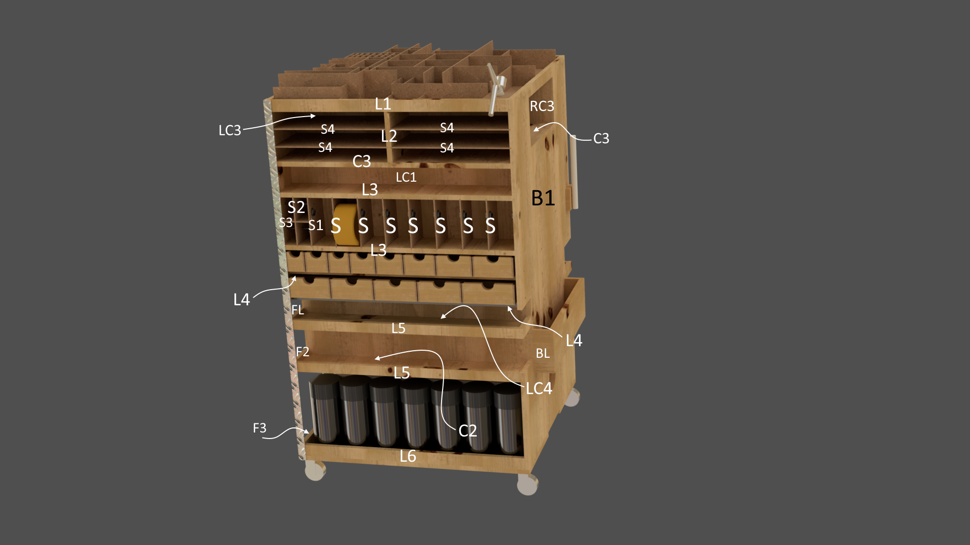 Compact Shop Organizer Cart for $50! (from Scrap Wood) : 12 Steps (with ...