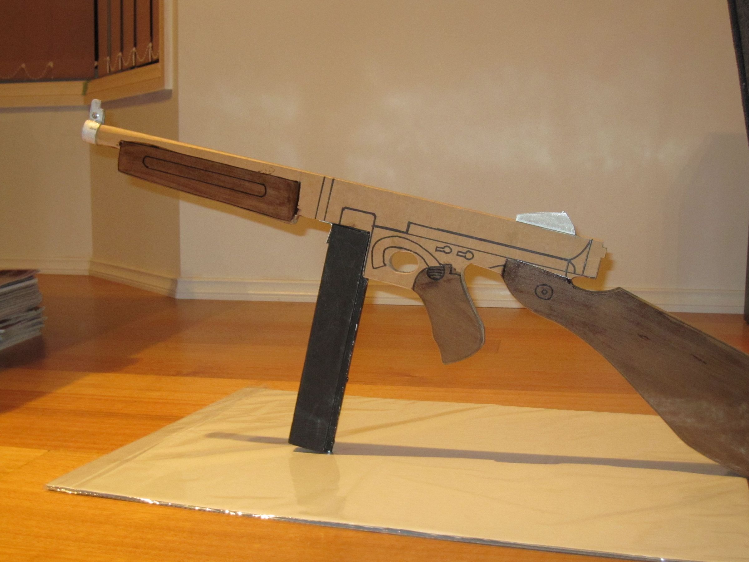 Thompson Sub-machine Gun (Wooden Toy) - Instructables
