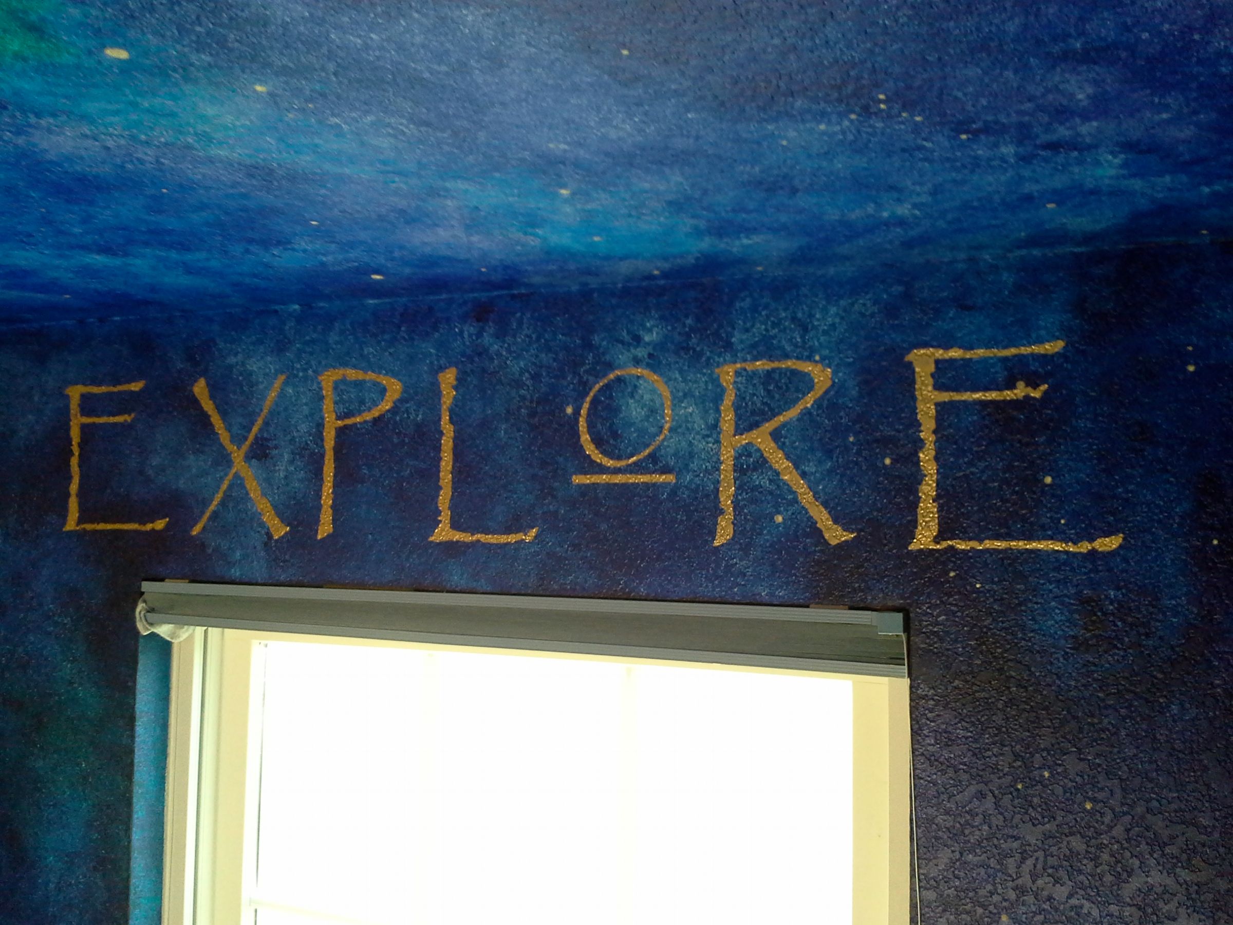How to Paint a Star/night-sky Themed Nursery That Will Last Until High ...