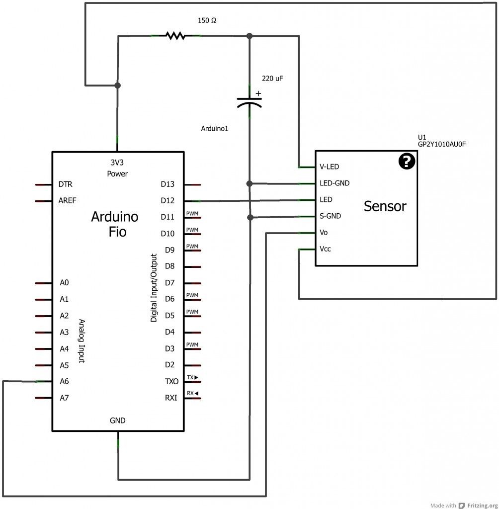 How to Interface With Optical Dust Sensor : 9 Steps (with Pictures ...