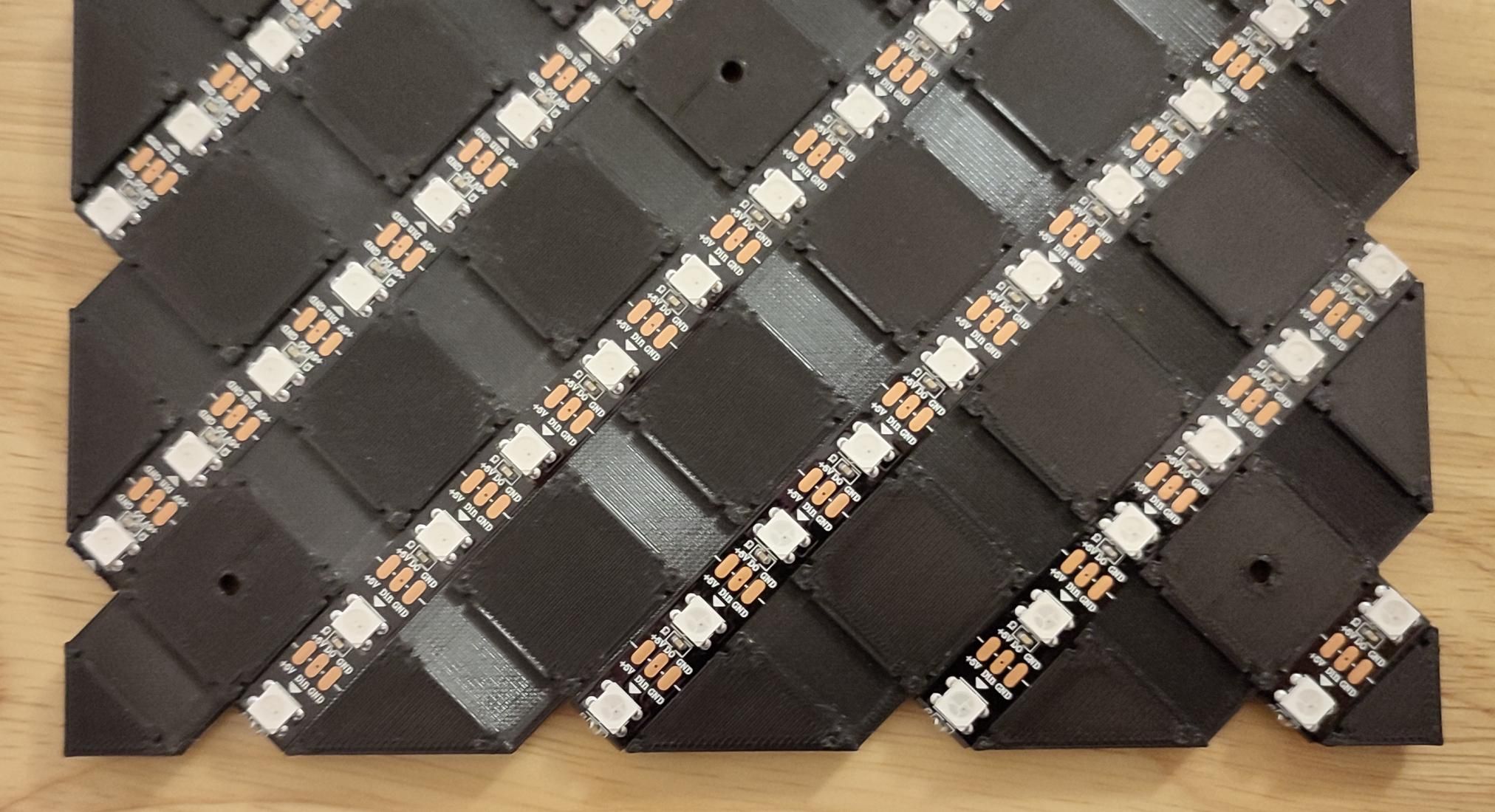 Tetrakis Square Tiling With WS2812 LEDs : 5 Steps (with Pictures ...