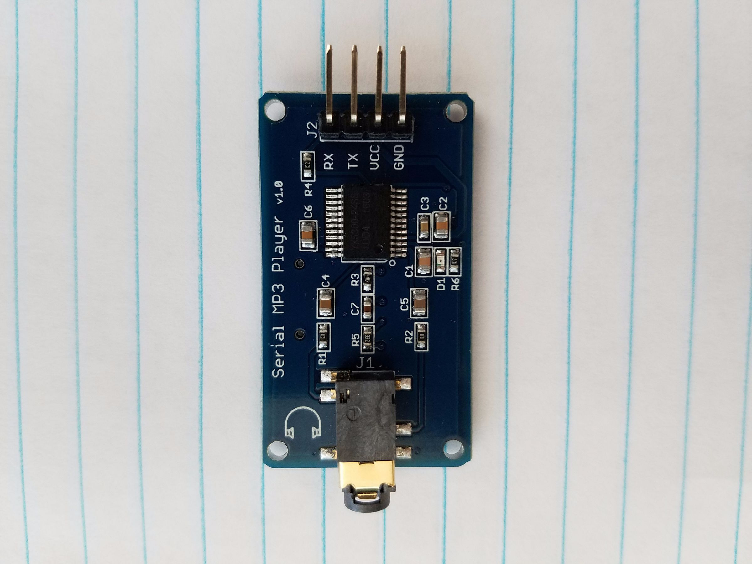 WiFi Enabled MP3 Player Using the ESP8266 Module and CATALEX Serial MP3 ...