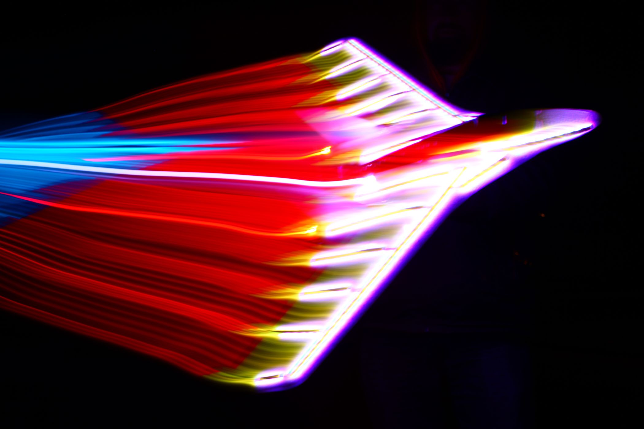 UFO Project - Color Changing Glowing Radio Controlled Airplane - RGB ...
