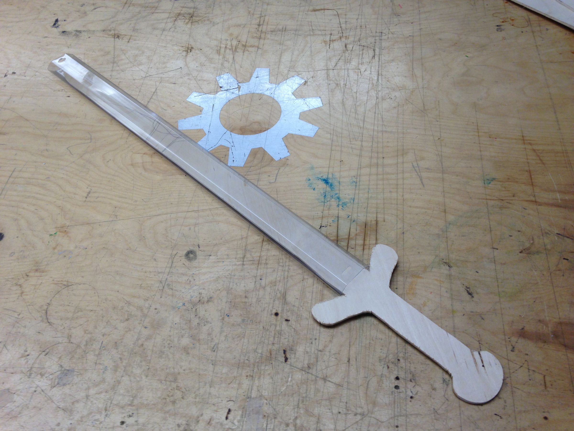 Multi Color Light Up Glowing Sword - RGB LEDs for Painting With Light ...