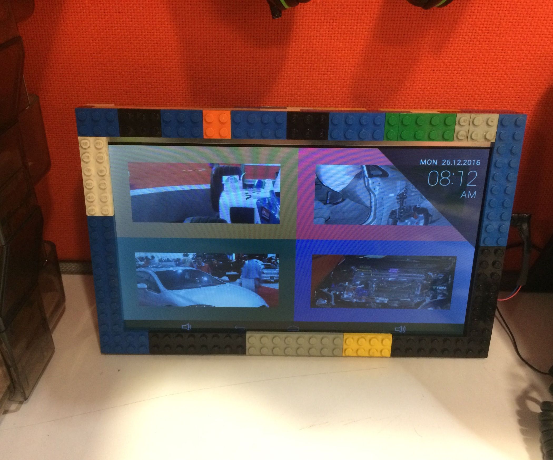 Lego Digital Photo Frame From Broken Tablet : 5 Steps (with Pictures ...