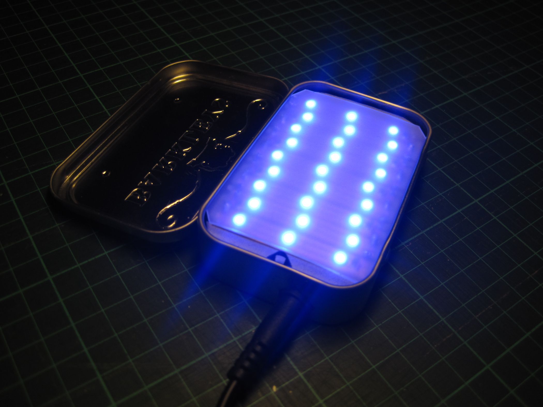 Blue LED Light Box in an Altoids(-like) Tin : 11 Steps (with Pictures ...